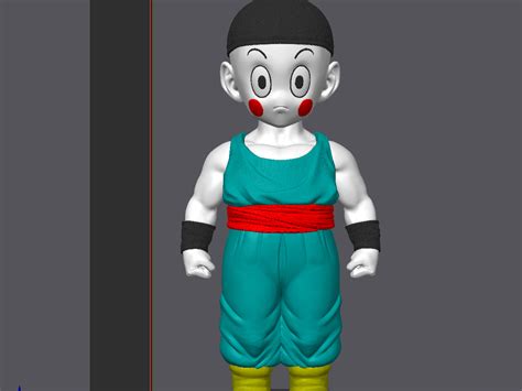 Dragon Ball Chiaotzu V2 Edición Ams Prepintada Por Ryan Makerworld Descarga Modelos 3d Gratuitos