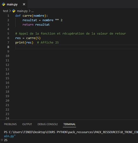 PYTHON Fonction Test And Flashcards