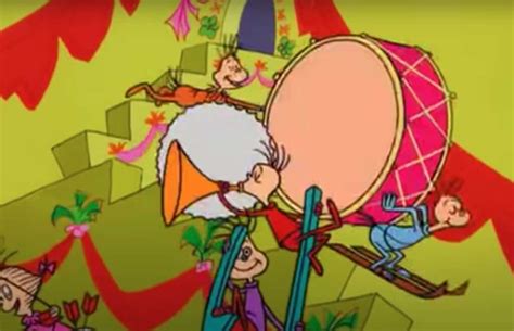 The Toys And Musical Instruments From How The Grinch Stole Christmas