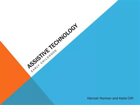 PPT Assistive Technology PowerPoint Presentation Free Download ID