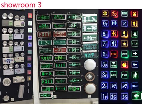 Recessed Mounted Emergency Indicator Light With Exit Sign High Quality
