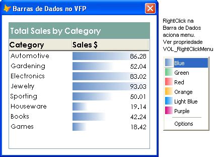 Implementando A Nova Barras De Dados Do Excel No Grid Do Microsoft Visual FoxPro