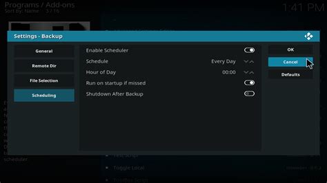 Backup Omega Addons Kodi
