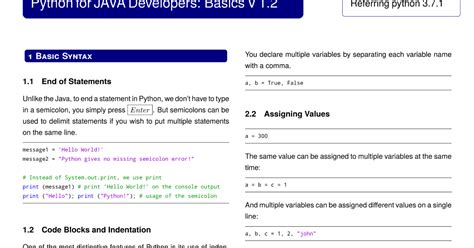 Python For Java Developer IT BLOG
