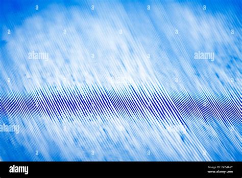 Macro Shot Of Blue Color Vinyl Record Surface Of An Old Vinyl Record Shallow Deph Of Field