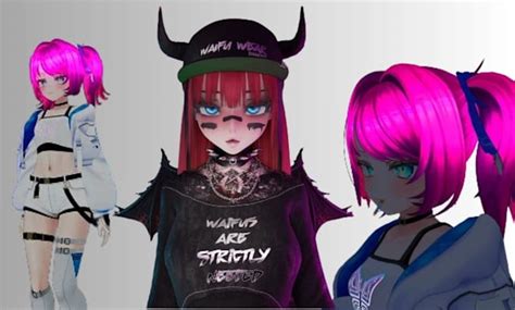 Create 3d Vrchat Vr Character Unity Vroid Model Furry Nfsw Rig And Animate By Oluwatoyinrose