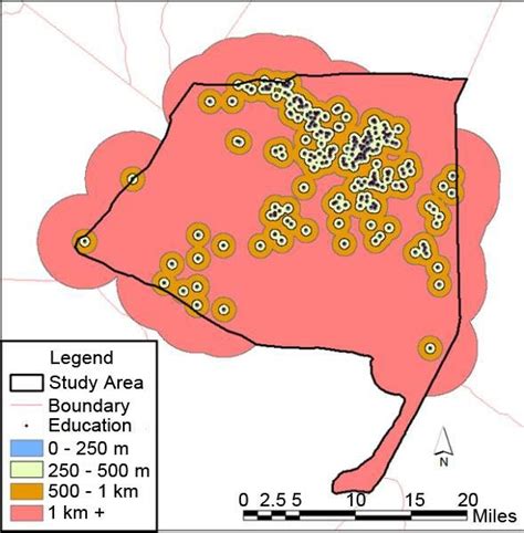 Distance To Education Criteria Map Download Scientific Diagram