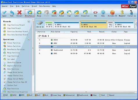 Resizing Partition By Shrinking Partition Adjacent To The Target One To