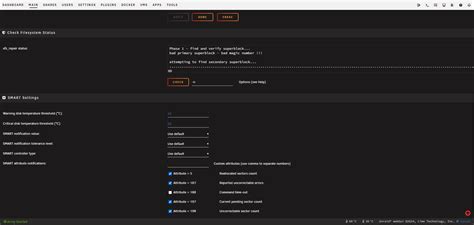 Disk Status Unmountable Unsupported Or No File System After An Unclean Shutdown General