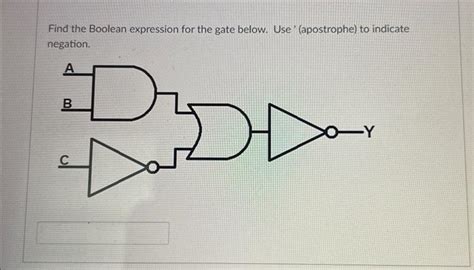 Solved Find The Boolean Expression For The Gate Below Use Chegg