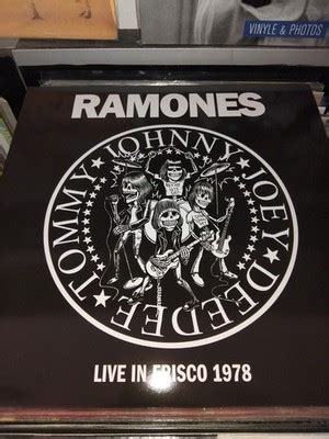 Ramones Live In Frisco 1978 Ebay