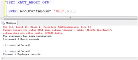 Sql Server Introduction To Sql Error Actions A Primer Sql