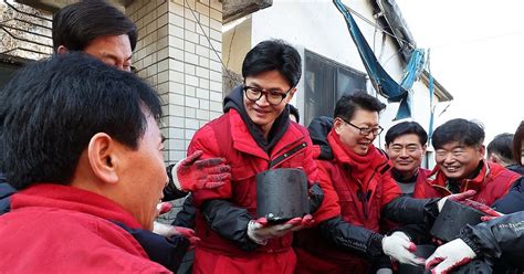 봉사활동 나선 한동훈 비대위원장