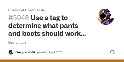 Use A Tag To Determine What Pants And Boots Should Work With The