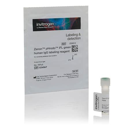 Invitrogen Zenon Phrodo Ifl Igg Labeling Reagents Red Humanprotein