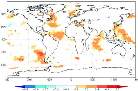 Spatial Correlations Of The Temperature Reconstruction With Global Ssts Download Scientific