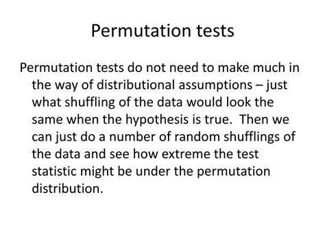 Ppt Permutation Tests In Statistics Powerpoint Presentation Free Download Id 8721041