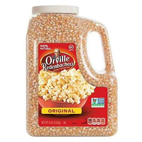 Orville Redenbachers Gourmet Popcorn Kernels Original Yellow 8 Lb