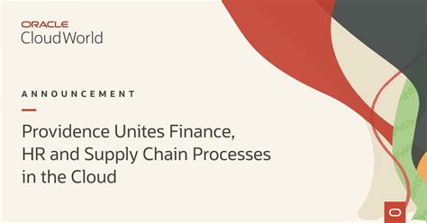 Praveen Singh On Linkedin Providence Boosts Enterprise Operations With Oracle Fusion Cloud…