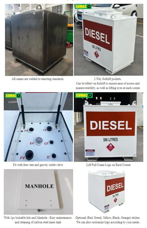 이중 벽 재활용 자동차 가솔린 연료 저장 탱크 의 고품질 이중 벽 재활용 자동차 가솔린 연료 저장 탱크