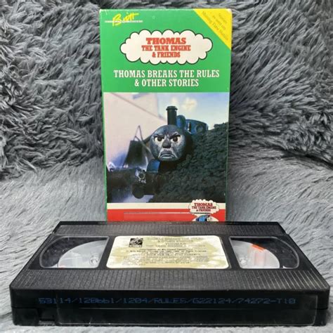 Thomas The Tank Engine Friends Breaks Rules Vhs 1990 Video Tape Train