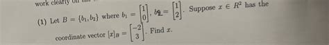 Solved 1 ﻿let B B1b2 ﻿where B1 10 B2 12 ﻿suppose