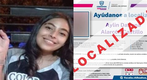 La Jovencita Aylin Alarcón Fue Localizada Con Vida Tras Haber
