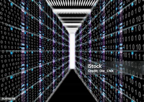 데이터 센터 룸 서버 정보 전송 교환의 빛나는 불빛 추상 빅 데이터 및 네트워크 기계 학습 인공 지능 데이텀 스토리지 디지털