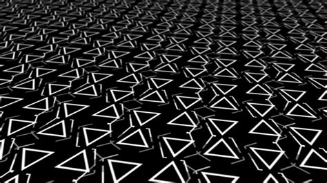 White Color 3d Blurry Rotating And Repeating Triangular Shape Background 23924965 Stock Video At