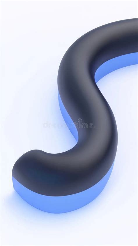 Squiggle Shape Of Metal Futuristic Metal Tangled Line Design Element