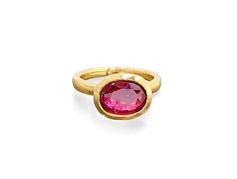 18 Yellow Gold Ruby Ring Christian Hasler And Helen Kim Creations