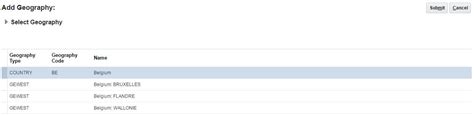 Adding Territory Geographies Edward S Oracle Blog