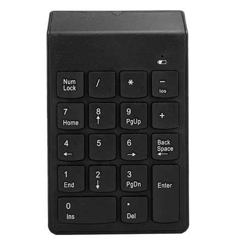 thinsont wireless bluetooth number pad numeric keypad 18 keys digital