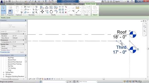 Revit Architecture Building A House Tutorial Creating Levels Youtube