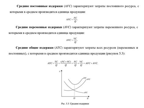 Издержки производства и рыночная стратегия фирмы в условиях совершенной конкуренции