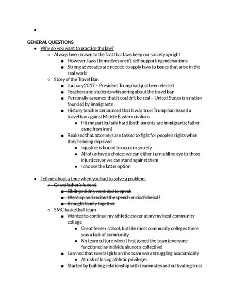 Law School Interview Explination Of How Tp Prepare For Intervoew General Questions Why Do