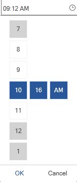 Wpf Timepicker Control Touch Friendly Ui Syncfusion