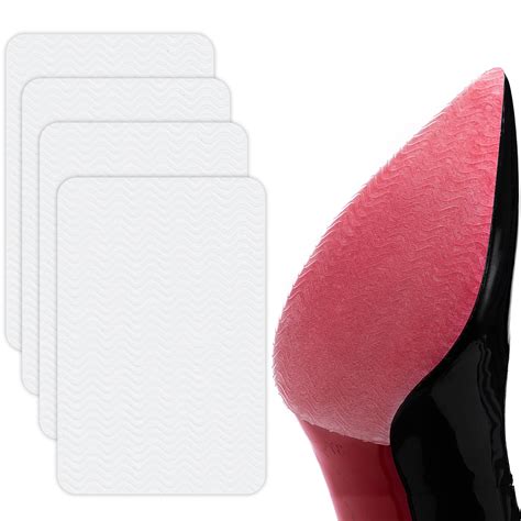 Sole Protectors Tyqour 4pcs Shoe Sole Protector Self Adhesive Shoe Bottom Protector Sneaker Sole