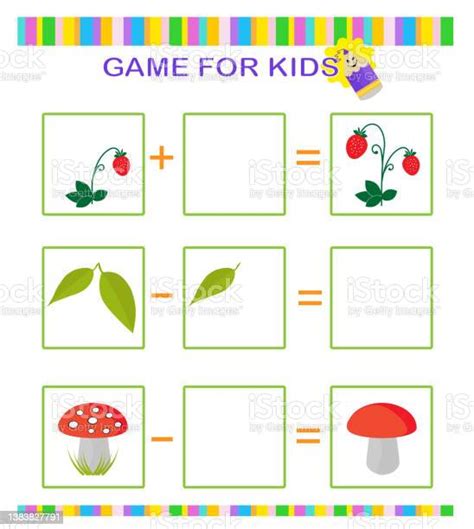 어린이를위한 게임 유치원 워크시트 활동 인쇄 가능한 워크시트입니다 0명에 대한 스톡 벡터 아트 및 기타 이미지 0명 교육 귀여운 Istock