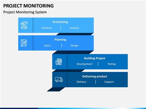 Project Monitoring System In Blue And White