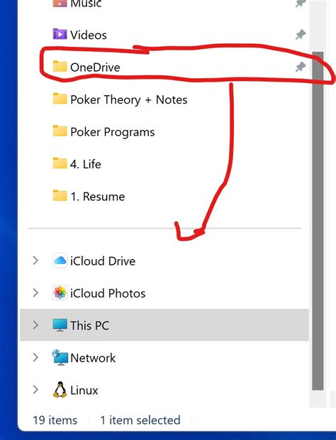 Onedrive Folder Not Showing Under Drives Windows Forum
