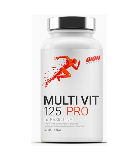 Osta Dion Sportlab Multi Vit 125 Pro 60 Tabletti Bombbar Ist