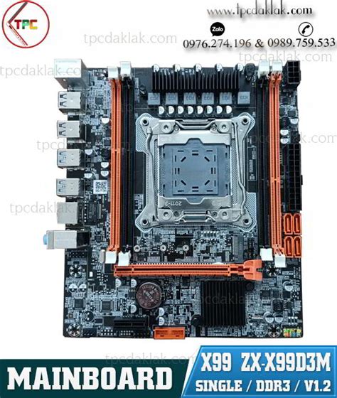 Mainboard Oem X99 Đơn Single Ddr4 Zx X99d4m M Atx Intel