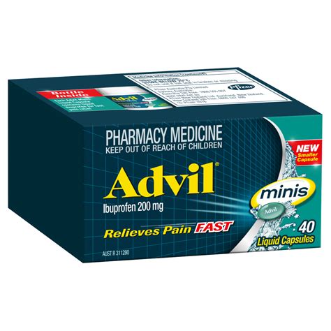 Advil Minis 40 Capsules Discount Chemist