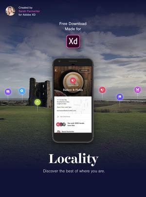 Concept Ticketing App With Full Adobe Xd Prototype UI Kit Free Adobe XD Templates Download