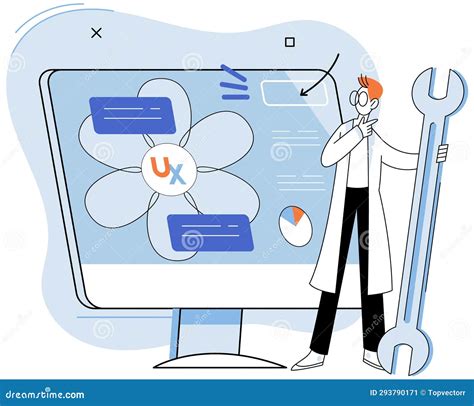 Application Testing Metaphor Vector Software Testing Debug Tool That Keeps Software