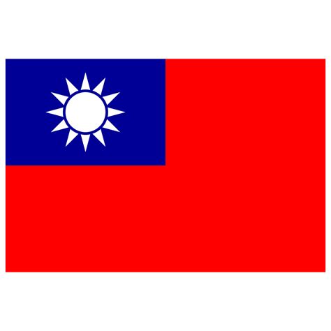 Tw Taiwan Flag Icon Public Domain World Flags Iconset Wikipedia Authors