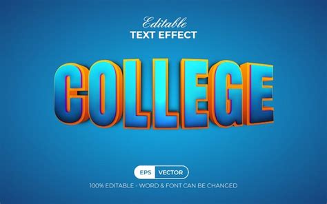 Premium Vector Collage Text Effect Style Editable Text Effect