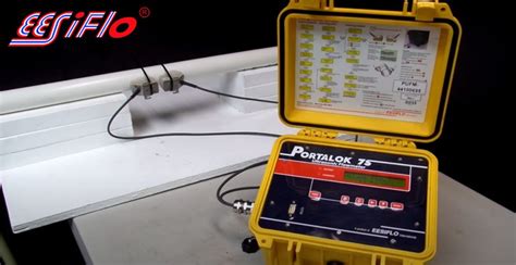 6000 series portable ultrasonic flow meter measure water in oil