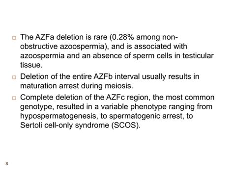 Insight Into Azf Region Of Y Chromosome And Male Infertility Pptx